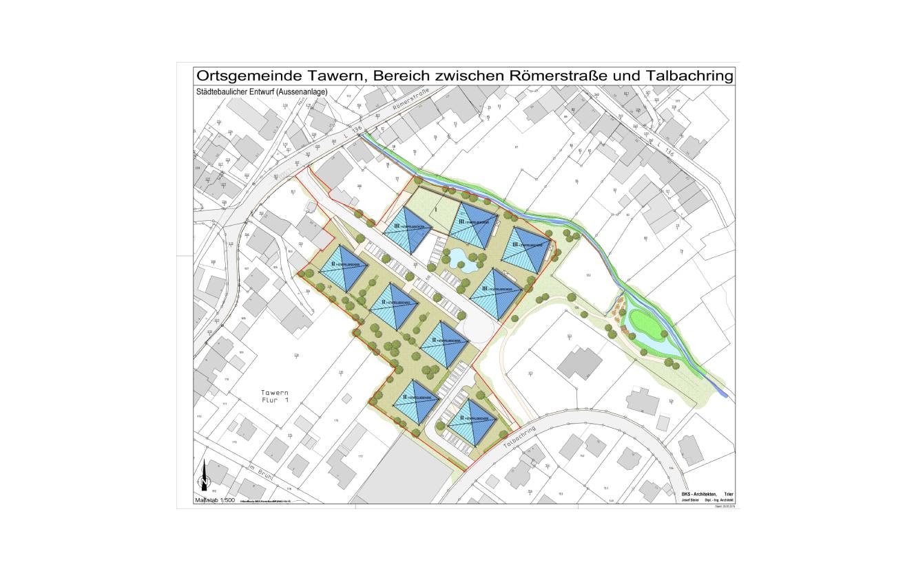 Dorfmitte Tawern Entwurf 28.05.2019 - BKS Architekten